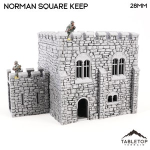 Norman Square Keep - Country & King - Fantasy Historical Building ...