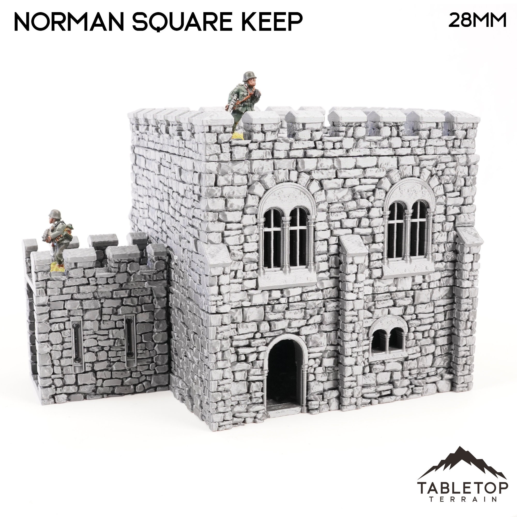 Norman Square Keep - Country & King - Fantasy Historical Building ...