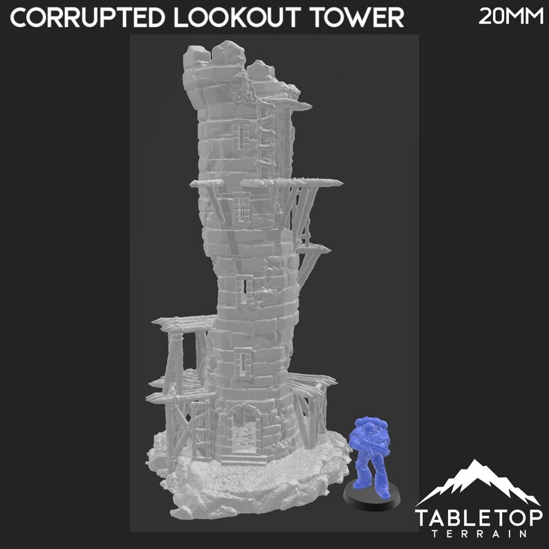 Corrupted Lookout Tower DND Aos Pathfinder Conquest - Etsy