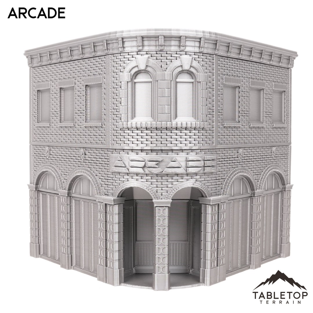 Arcade Building - Urban Modern Comic Book Super Hero Marvel Crisis ...