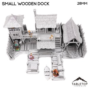 Small Wooden Dock - DND Aos Pathfinder Conquest Miniatureland Tabletop ...