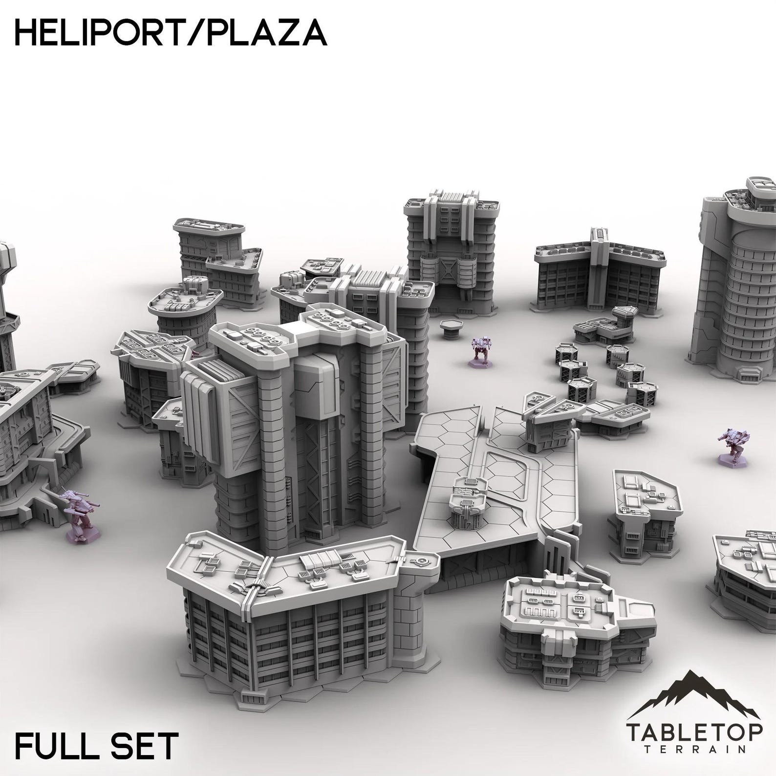 HEXTECH Heliport/plaza - City Map Pack - Thunderhead Studio 6mm ...
