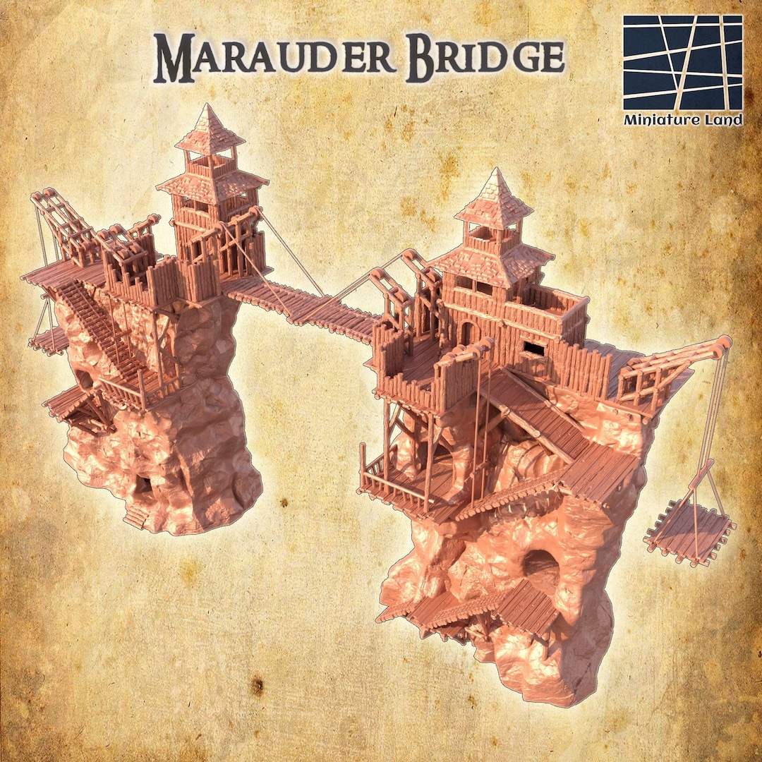 Marauder Bridge - DND Aos Pathfinder Conquest Miniatureland Tabletop ...