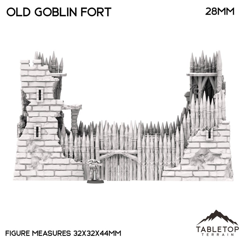 Old Goblin Fort - DND Aos Pathfinder Conquest Miniatureland Tabletop ...