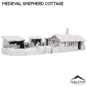 Medieval Shepherd Cottage - DND Aos Pathfinder Conquest Miniatureland ...