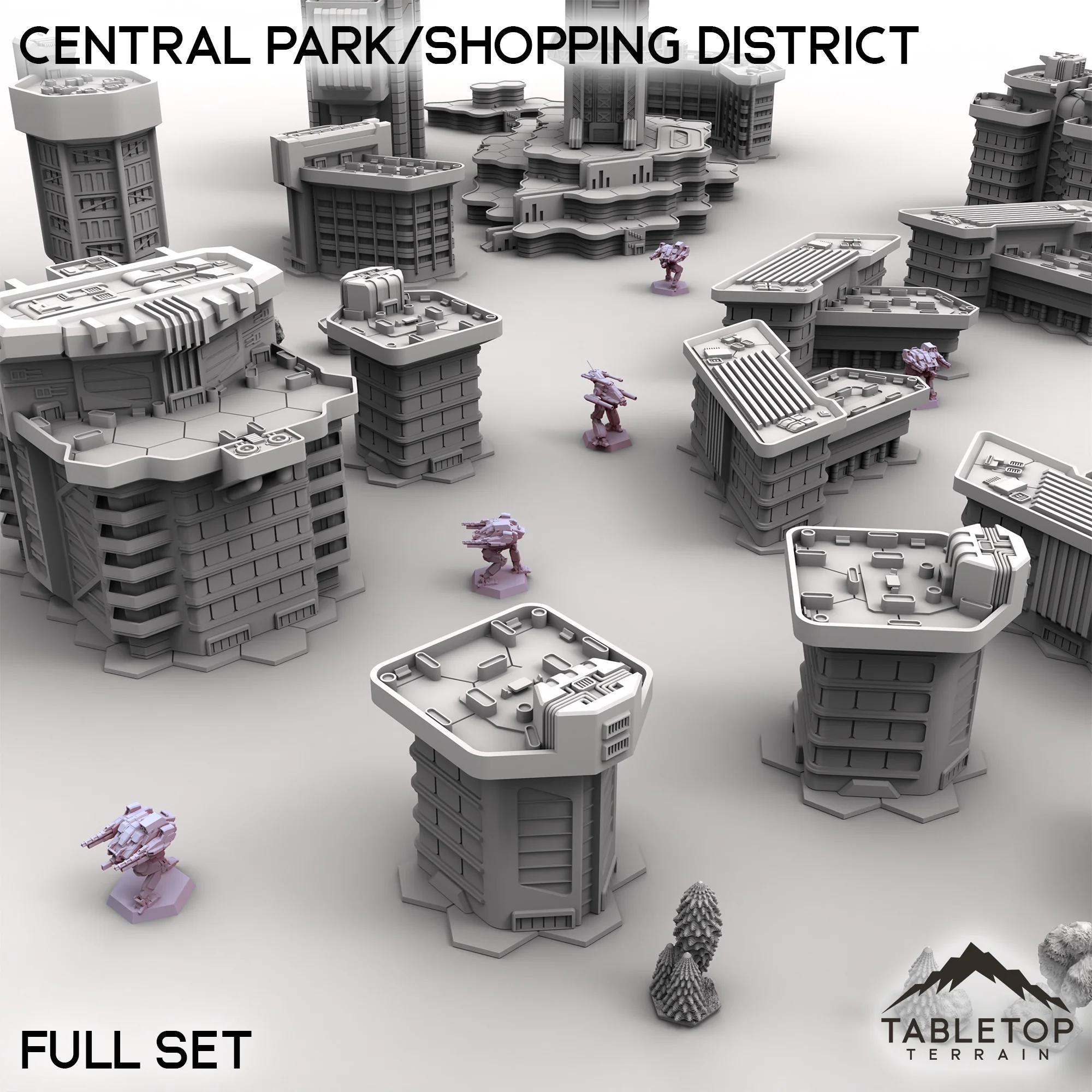 HEXTECH Central Park/shopping District - City Map Pack - Thunderhead ...