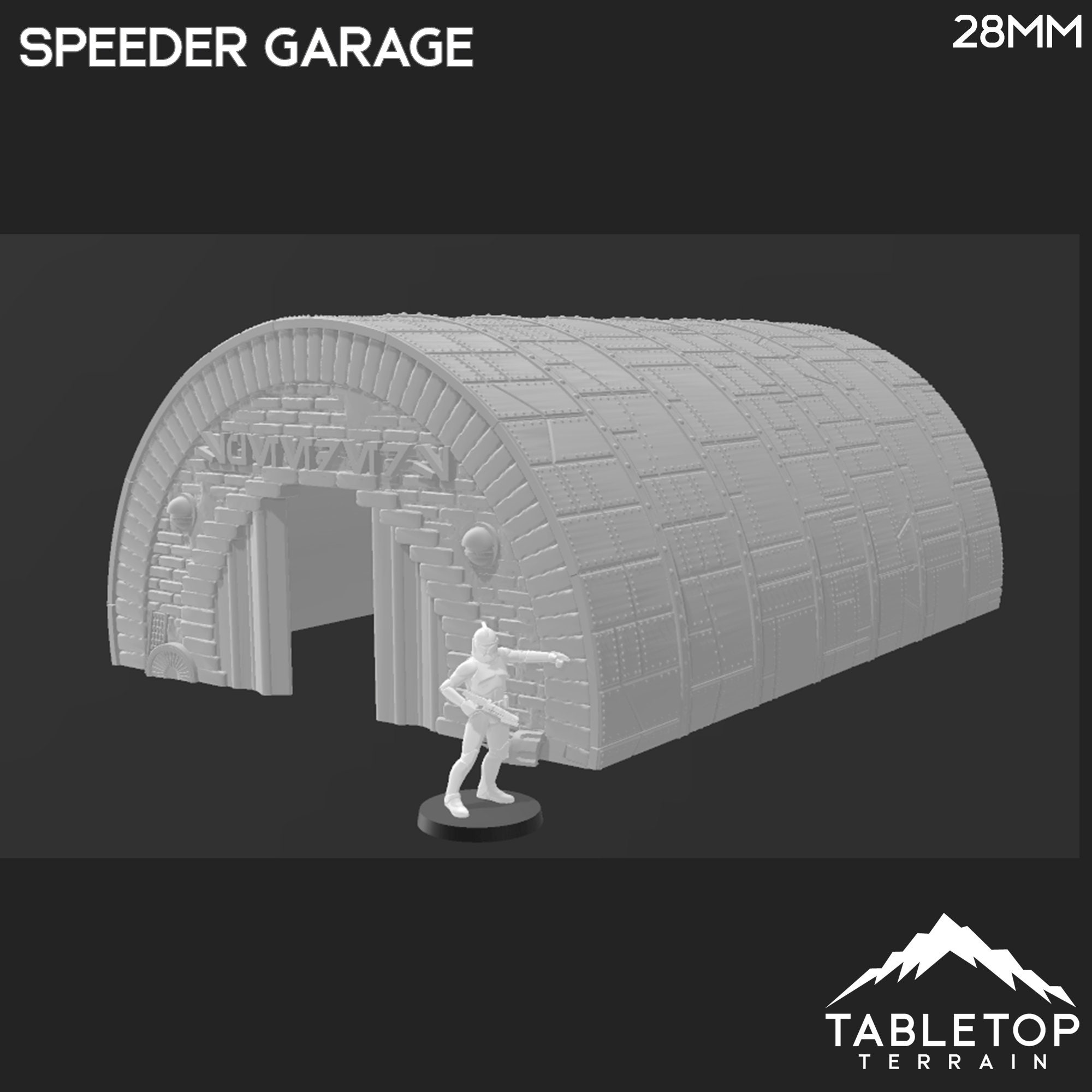 Speeder Garage - Ord Ferrum - Star Wars Legion Terrain Outer Rim Andor ...