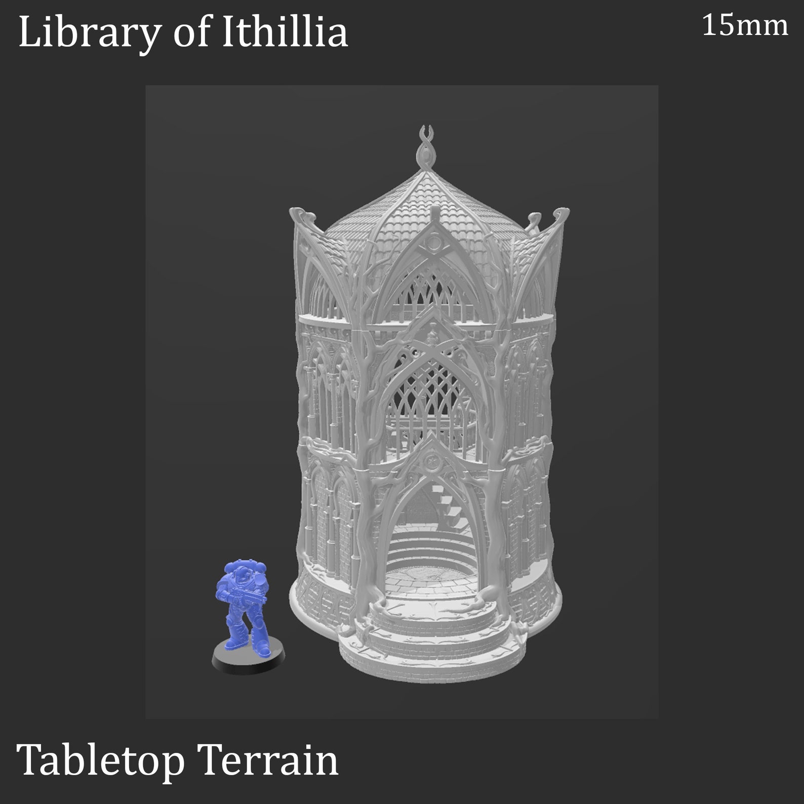 Library of Ithillia - Elven Building - Fantasy Terrain DND Aos Conquest ...