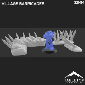 Village Barricades - DND Aos Pathfinder Conquest Miniatureland Tabletop ...