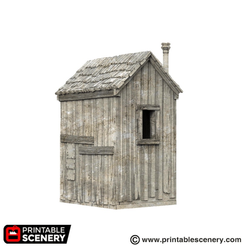 Miners Shack Wild West Building Wild West Exodus Tabletop - Etsy