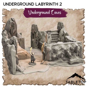 Underground Caves - Thematic Dungeon Terrain - DND Pathfinder RPG ...