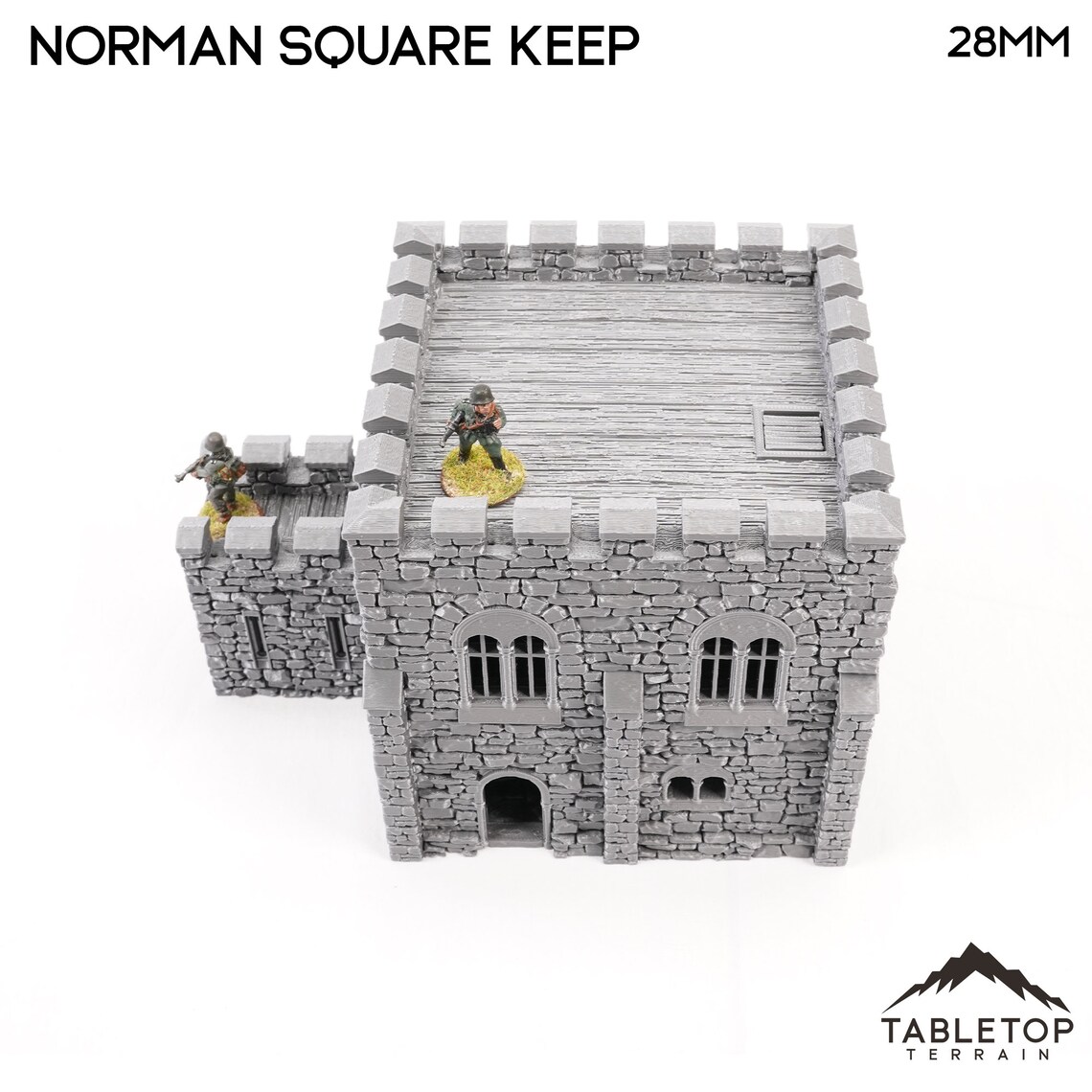 Norman Square Keep - Country & King - Fantasy Historical Building ...