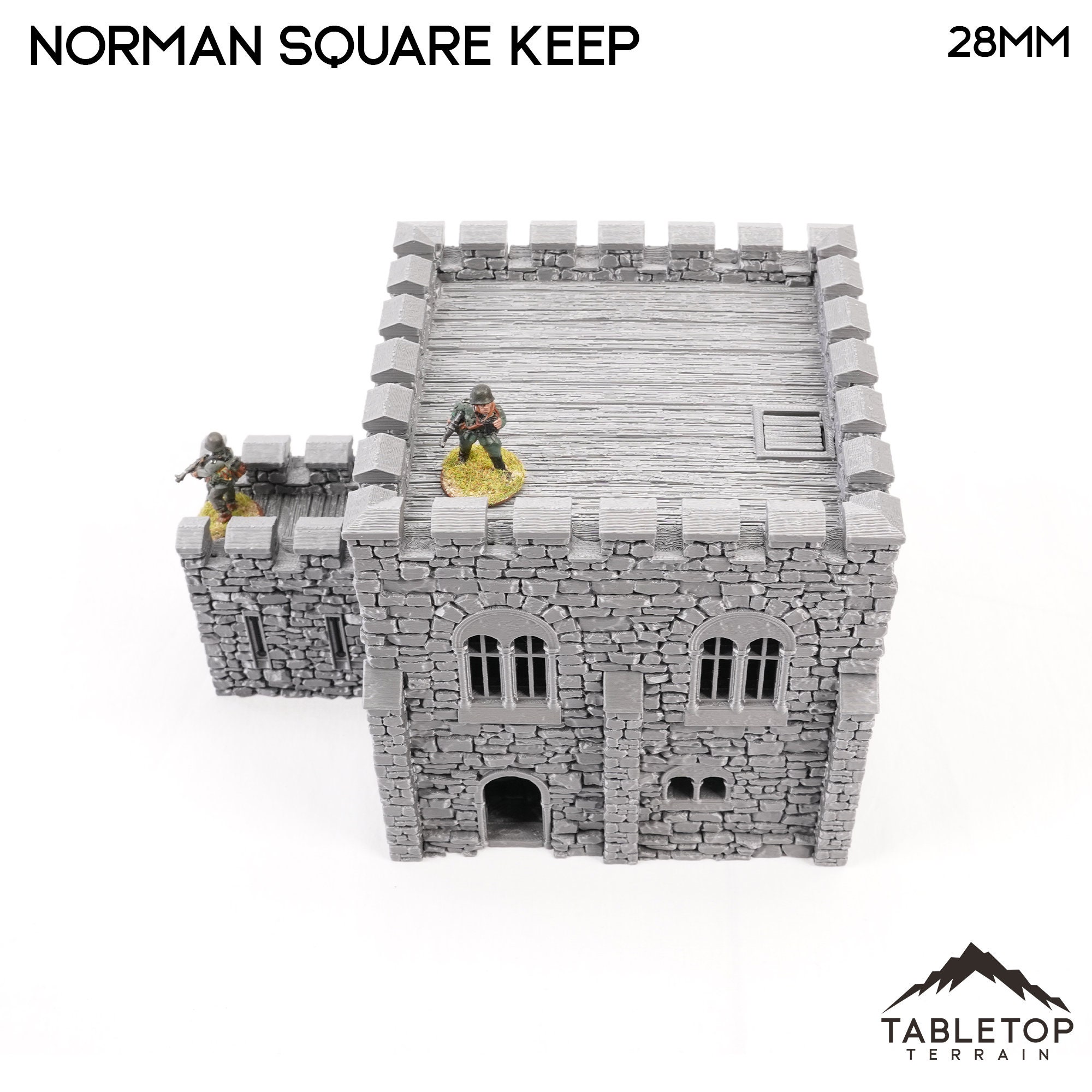 Norman Square Keep - Country & King - Fantasy Historical Building ...