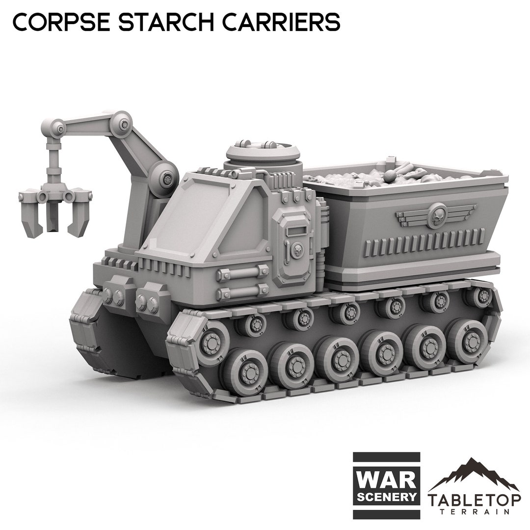 Grimdark Corpse Starch Carriers - Tabletop Terrain Grimdark Gothic ...
