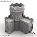 Ruined Castle - Tabletop Terrain Fantasy DND Miniature Roleplaying ...