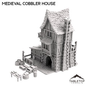 Medieval Cobbler House - DND Aos Pathfinder Conquest Miniatureland ...