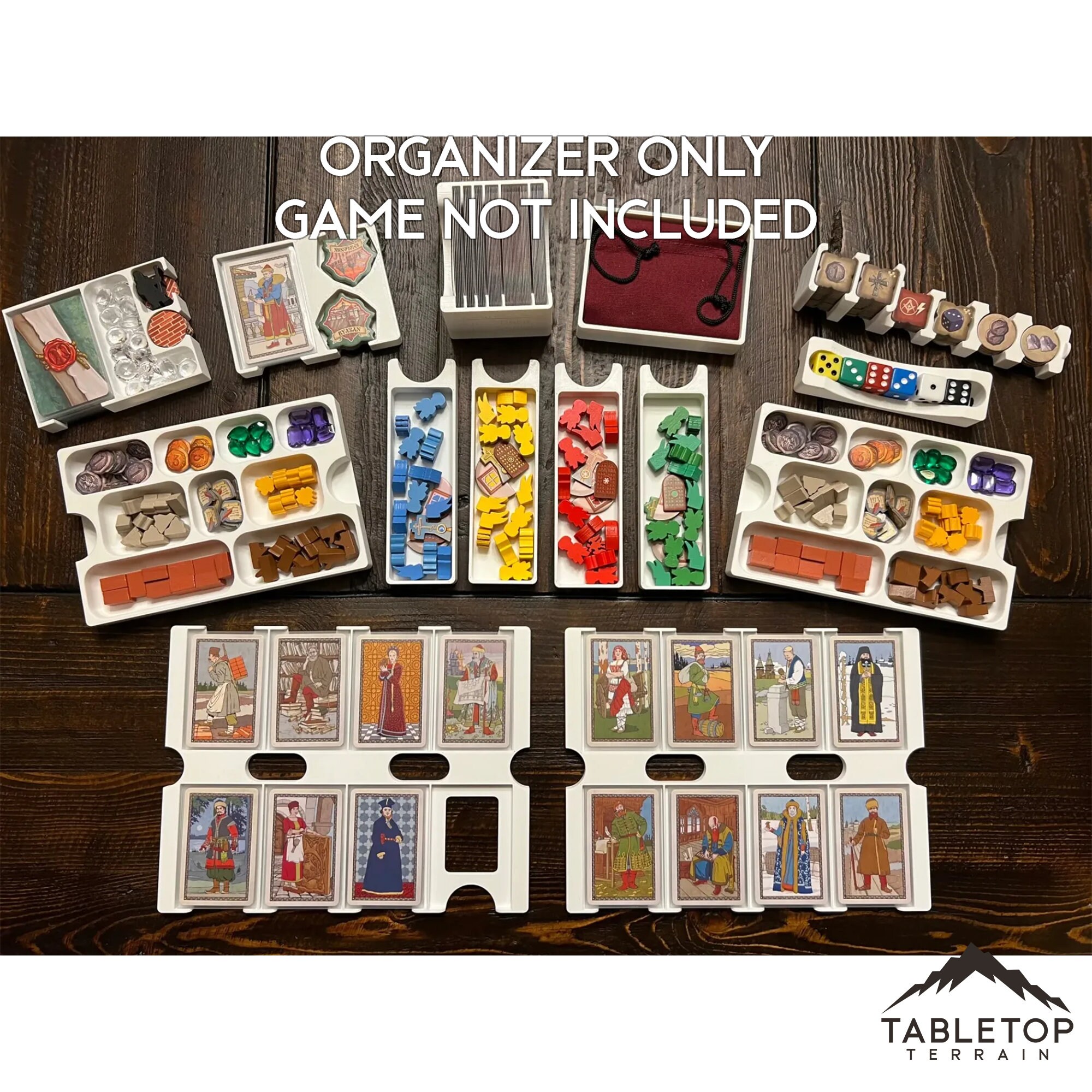 Red Cathedral With Contractors Expansion Board Game Insert / Organizer ...