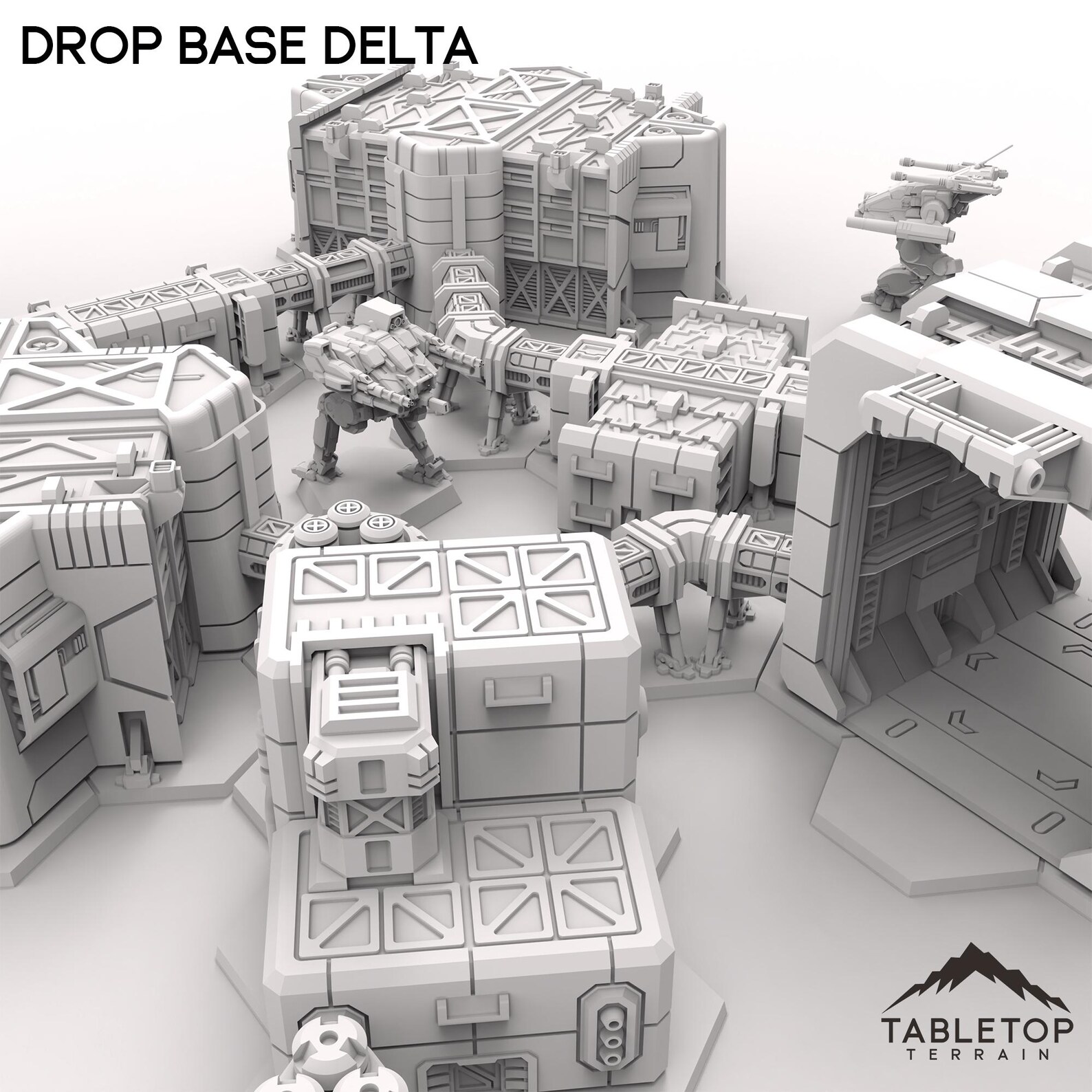 HEXTECH Drop Base Delta - 6mm - Thunderhead Studio 6mm Compatible With ...