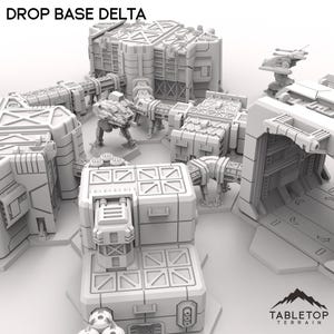 HEXTECH Drop Base Delta - 6mm - Thunderhead Studio 6mm Compatible With ...