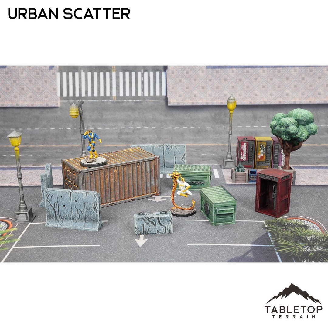 Urban Scatter - Marvel Crisis Protocol Terrain - Urban Modern Comic ...