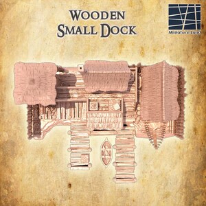 Small Wooden Dock DND Aos Pathfinder Conquest Miniatureland Tabletop ...