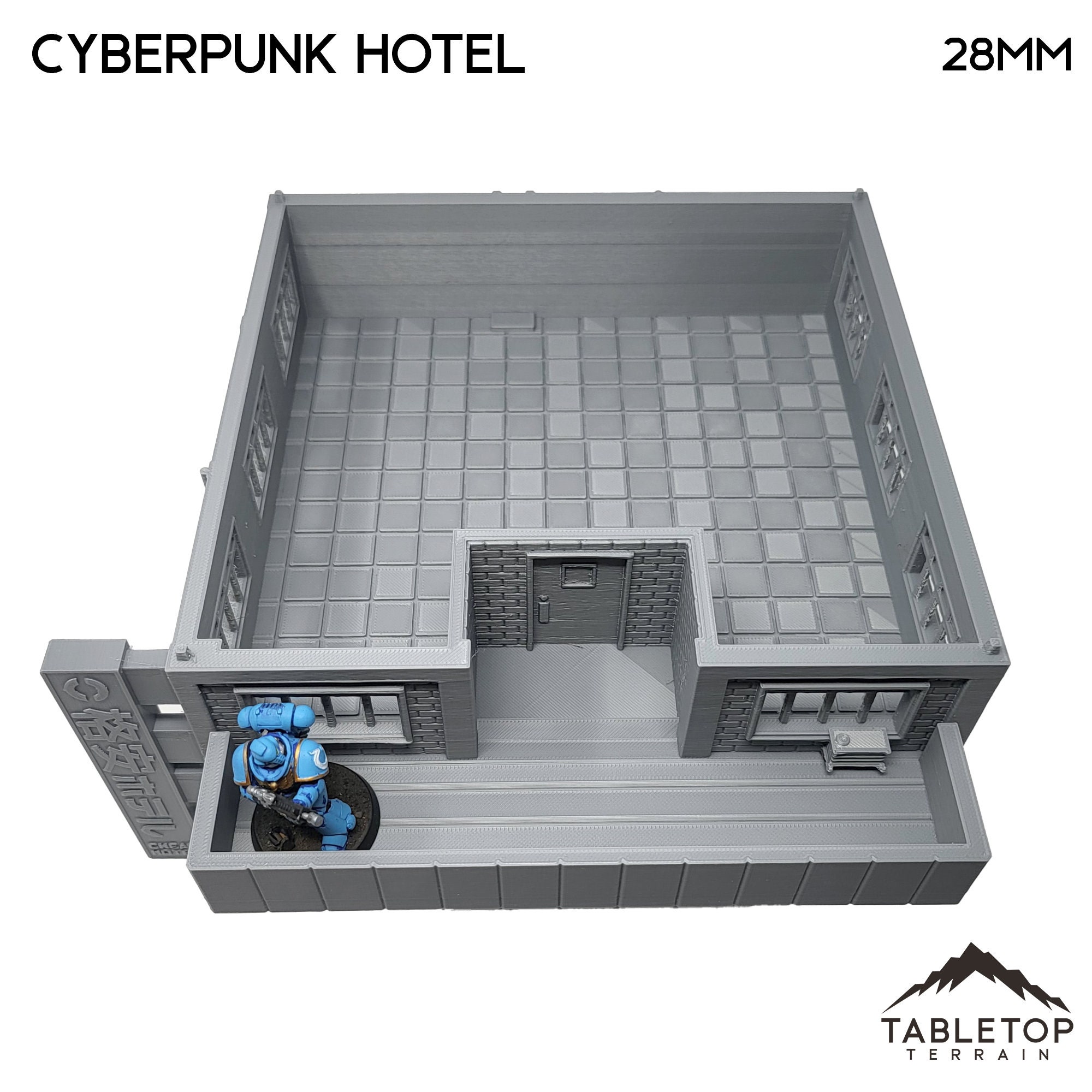 Cyberpunk Hotel Block - Cyberpunk Building - Stargrave Futuristic ...