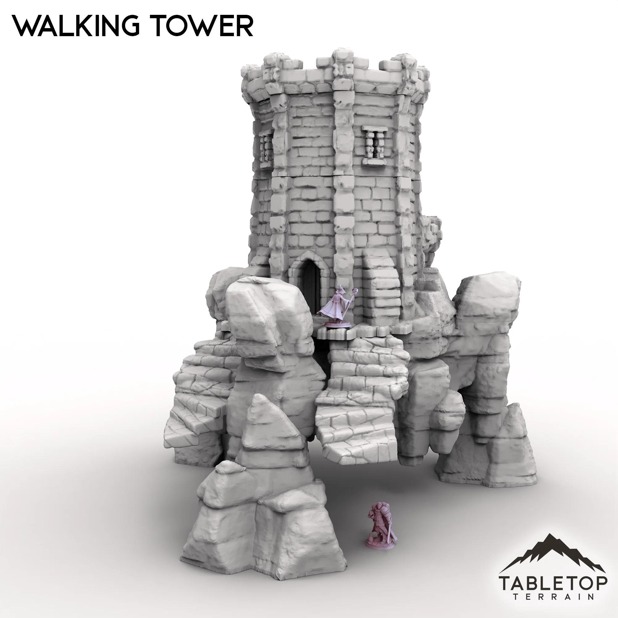 Walking Tower - Tabletop Terrain Fantasy DND Miniature Roleplaying ...
