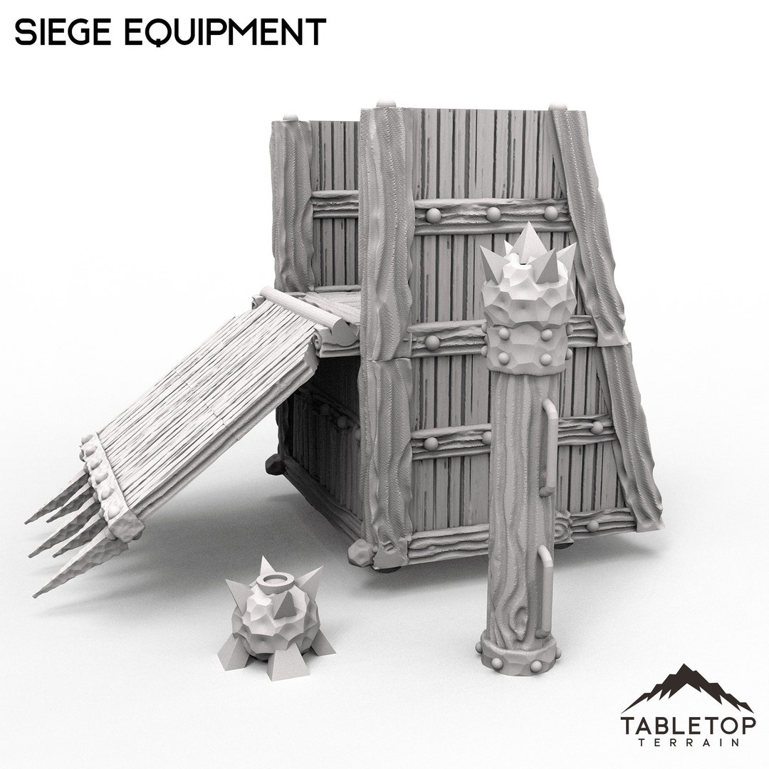 Siege Equipment Kingdom of Saxonia Tabletop Terrain High Fantasy DND ...