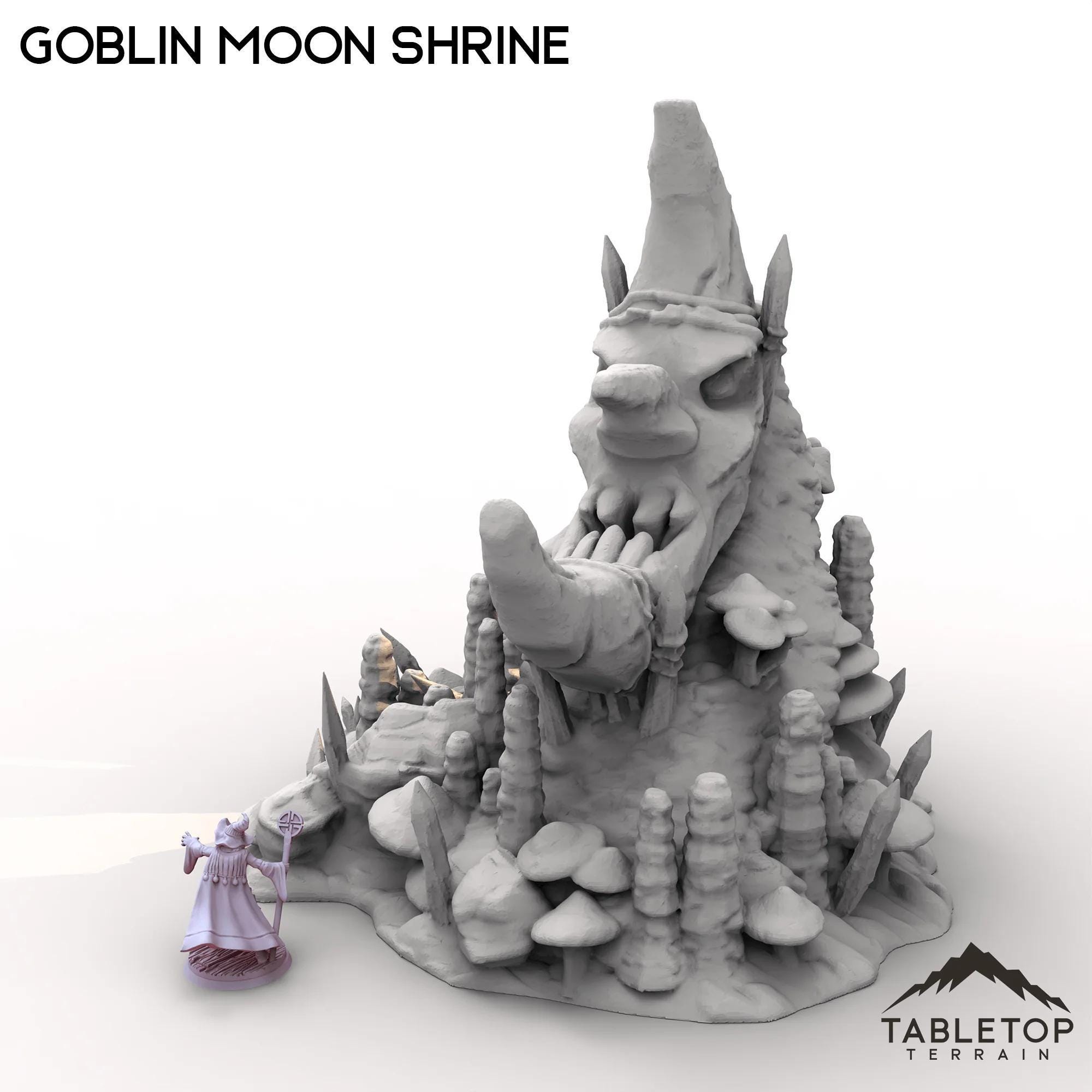 Goblin Moon Shrine - Tabletop Terrain Fantasy DND Miniature Roleplaying ...