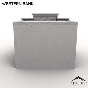 Western Bank - Wild West Terrain Wargaming RPG Exodus Western Rush 28mm ...