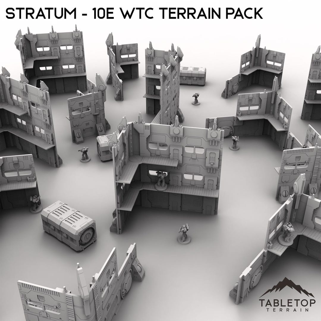 Stratum WTC Compatible Terrain Pack Tabletop Terrain 10th Edition ...
