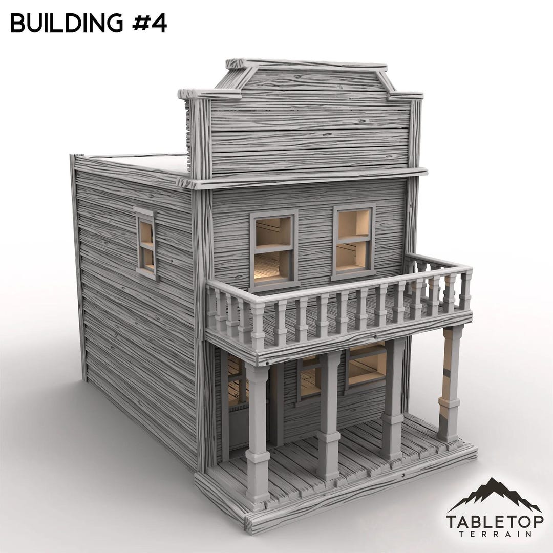 Dreadwood Building 4 - Wild West Terrain Wargaming RPG Exodus Western ...