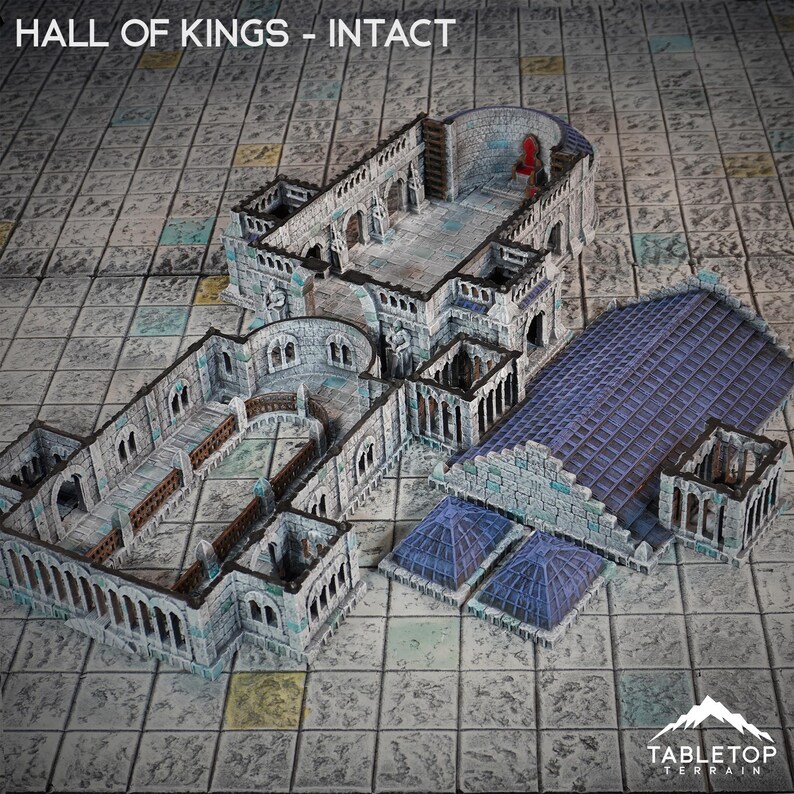 Hall of Kings - Kingdom of Tor Ithilas - Tabletop Terrain High Fantasy ...