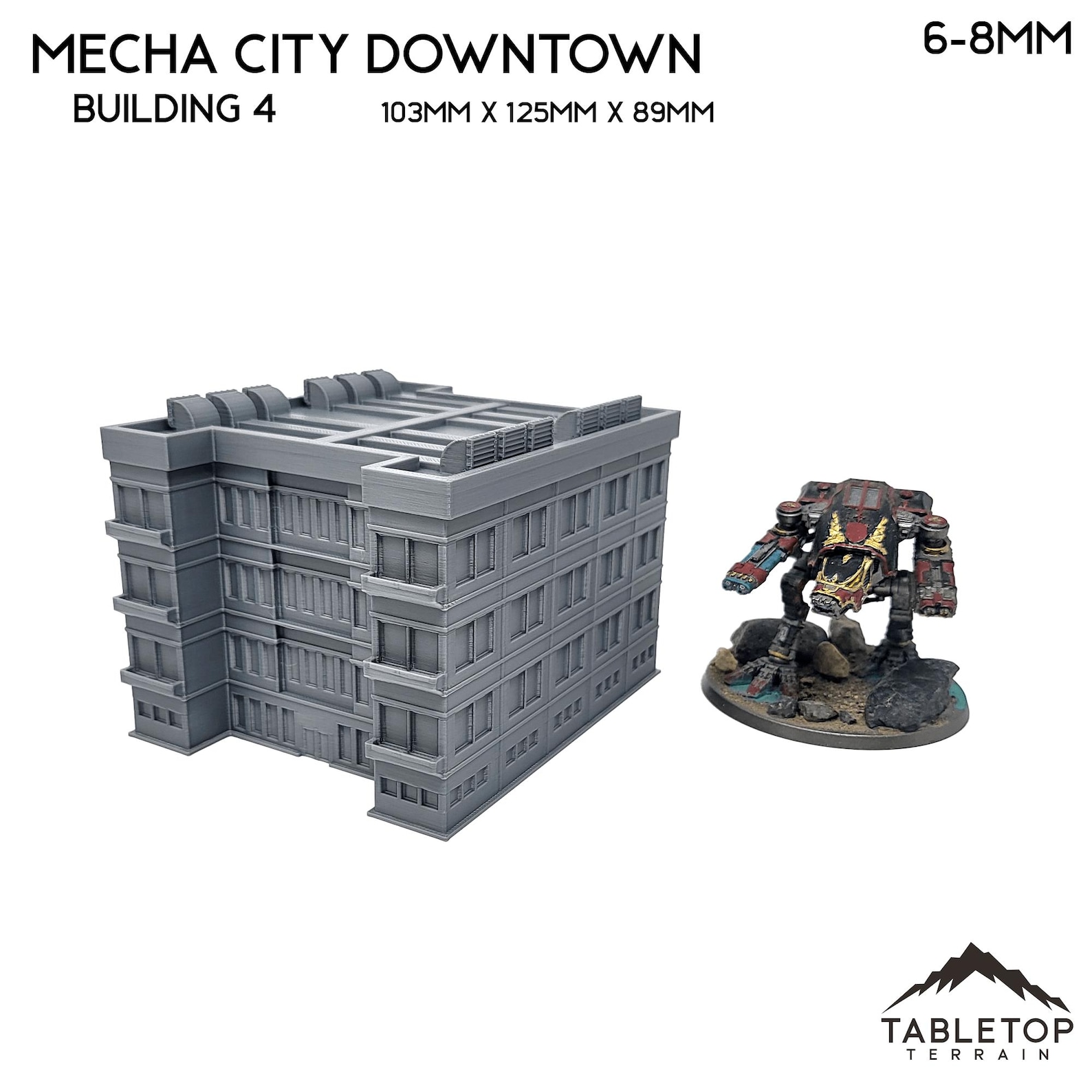 Mecha City Downtown Buildings - Bundle 2 - 6mm 8mm Mech Wargames ...