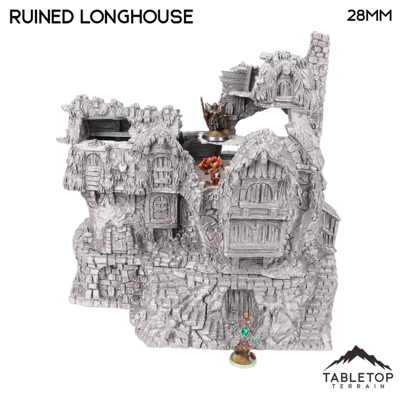 Ruined Longhouse - Hagglethorn Hollow - Fantasy Ruins - DND Aos ...