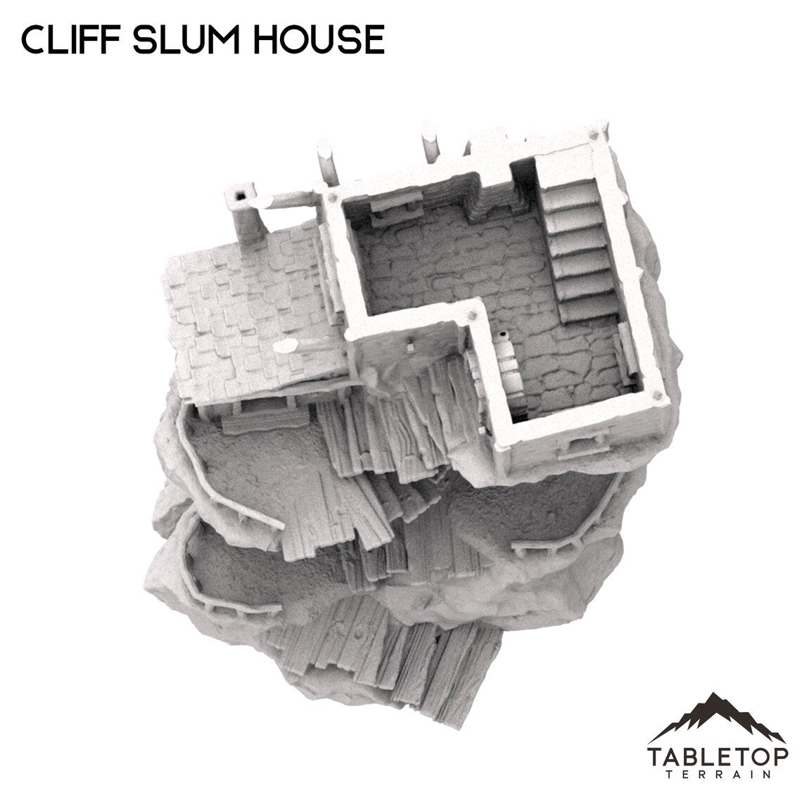 Cliff Slum House - DND Aos Pathfinder Conquest Miniatureland Tabletop ...