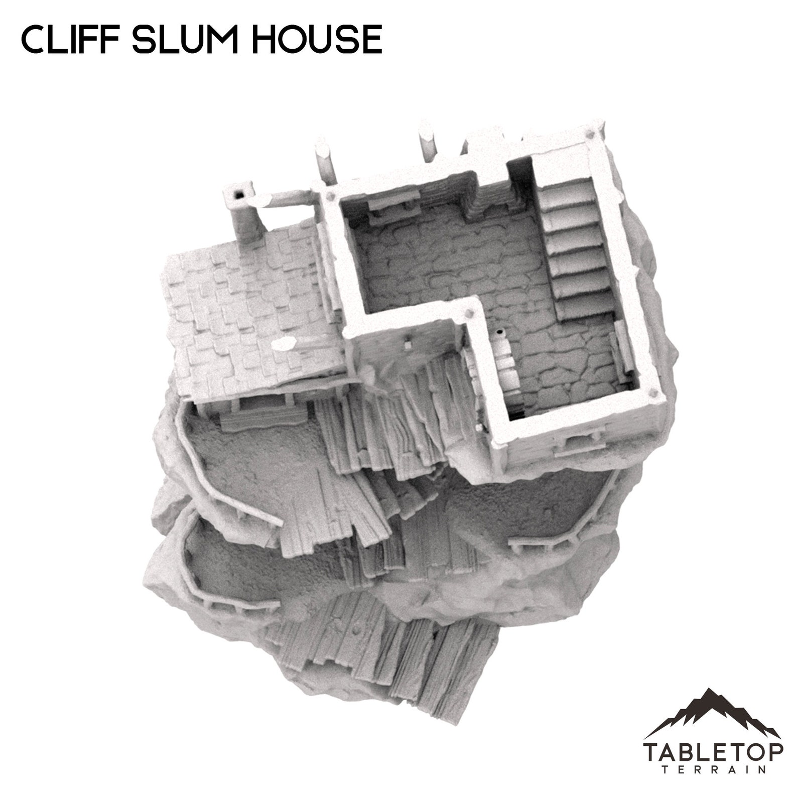 Cliff Slum House - DND Aos Pathfinder Conquest Miniatureland Tabletop ...