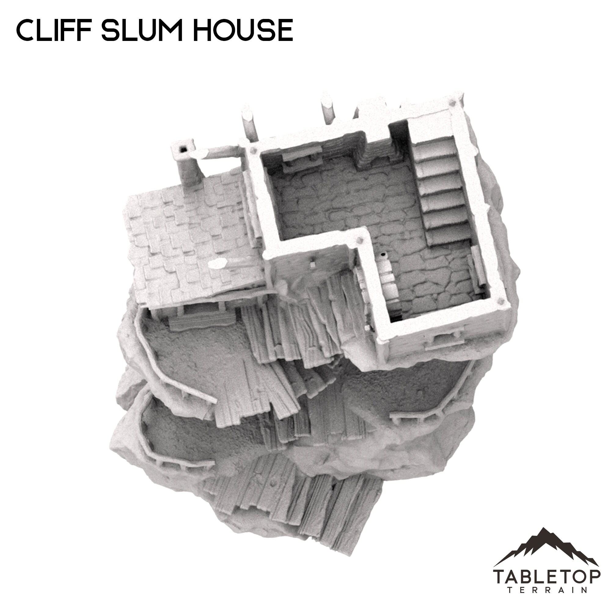 Cliff Slum House - DND Aos Pathfinder Conquest Miniatureland Tabletop ...
