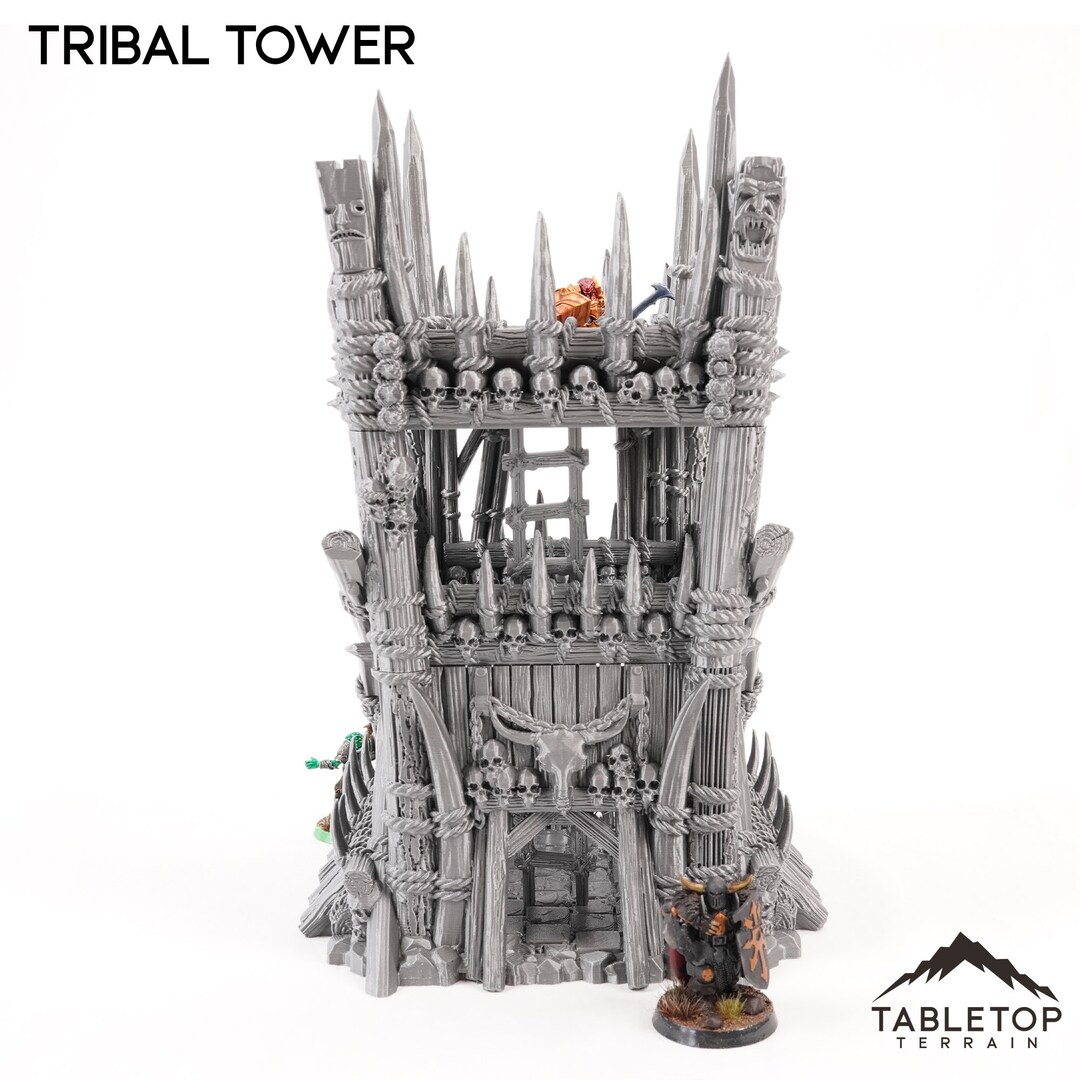 Tribal Tower - Tribal Tower - Fantasy Terrain DND Aos Pathfinder ...