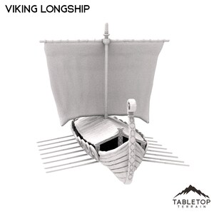 Viking Longship - DND Aos Pathfinder Conquest Miniatureland Tabletop ...