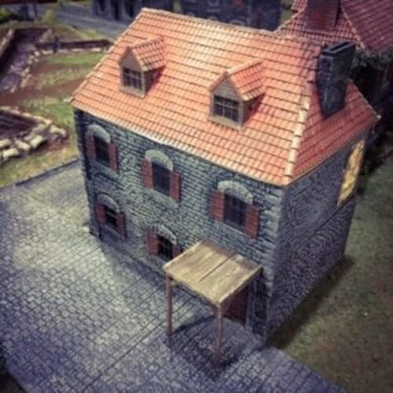 French Farmhouse - WWII Building - Etsy