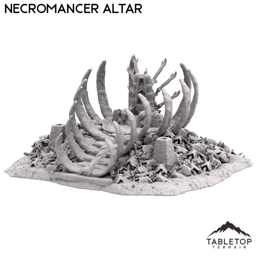 Necromancer Altar - DND Aos Pathfinder Conquest Miniatureland Tabletop ...
