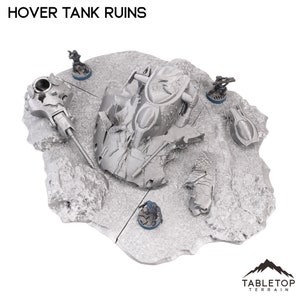 Hover Tank Ruins - Star Wars Legion Terrain Outer Rim War Scenery Koboh ...
