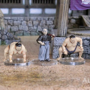 Samurai Sumo Ring - Test of Honor Japan Miniatures Terrain - Etsy