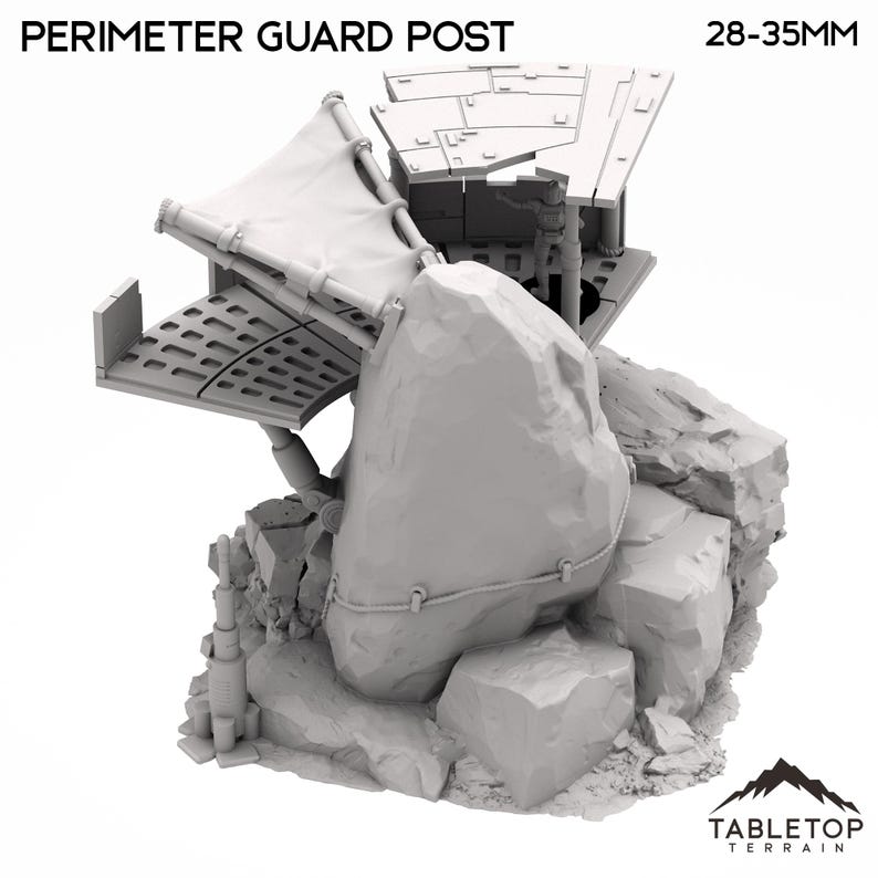 Perimeter Guard Post - Tabletop Terrain Outer Rim Compatible With Star ...
