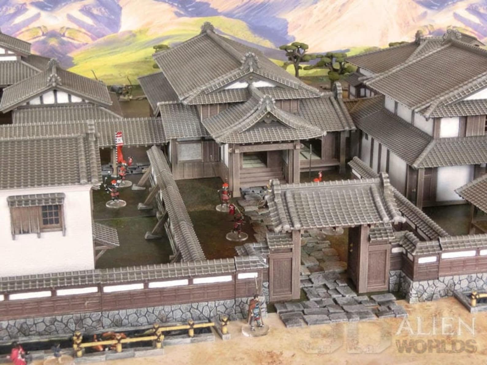 Samurai Lord's House - Test of Honor Bushido Tabletop Terrain 28mm 32mm ...