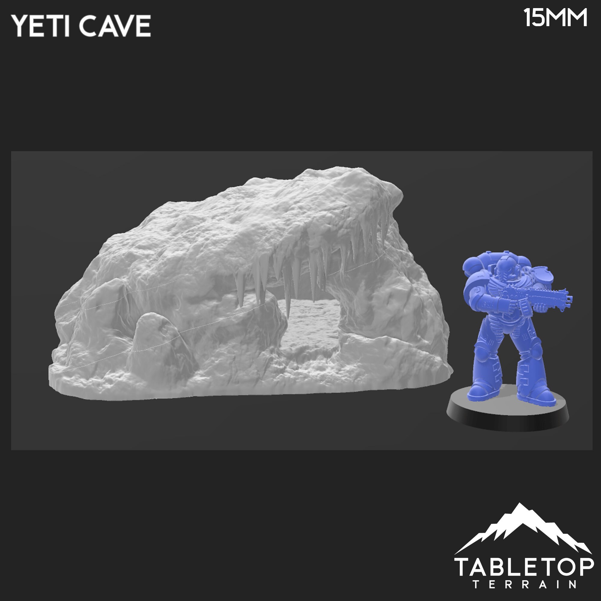 Yeti Cave - DND Aos Pathfinder Conquest Miniatureland Tabletop Terrain ...