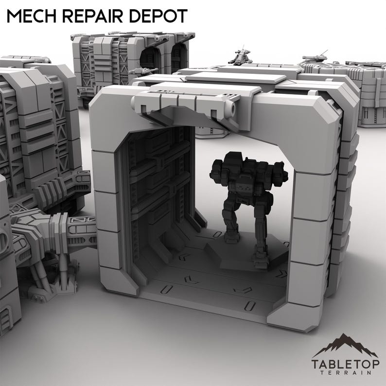 HEXTECH Mech Repair Depot - Drop Base Delta - Thunderhead Studio 6mm ...
