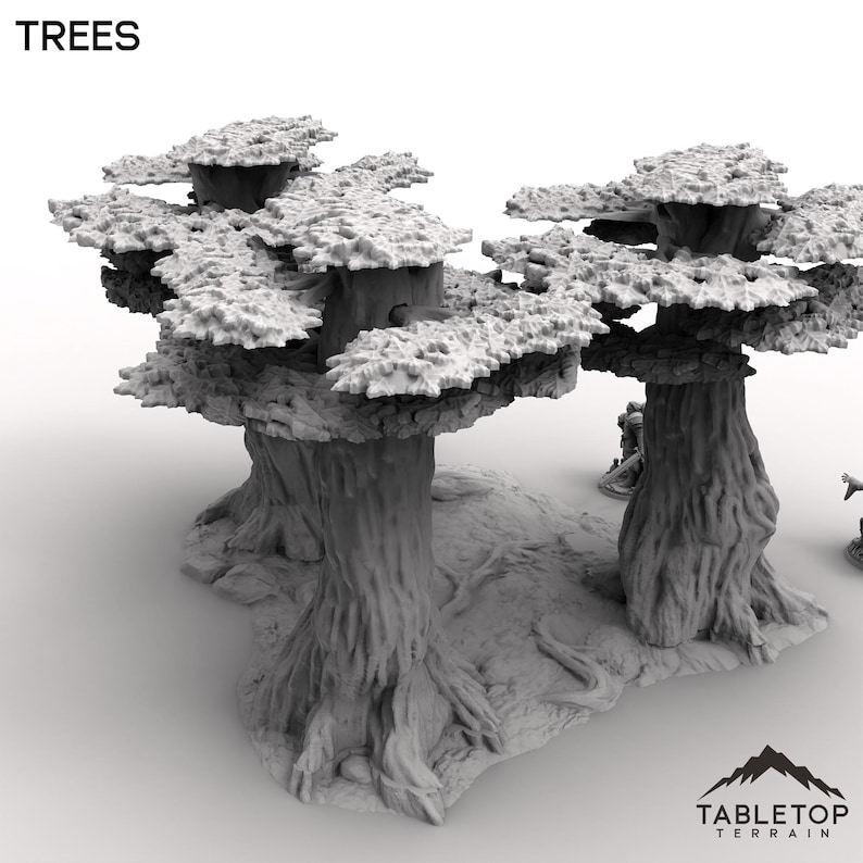 Trees - Kingdom of Noldareth - Tabletop Terrain Fantasy DND Miniature ...