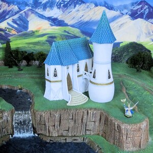 High Elf House Tower - Elven Fantasy Building - Etsy